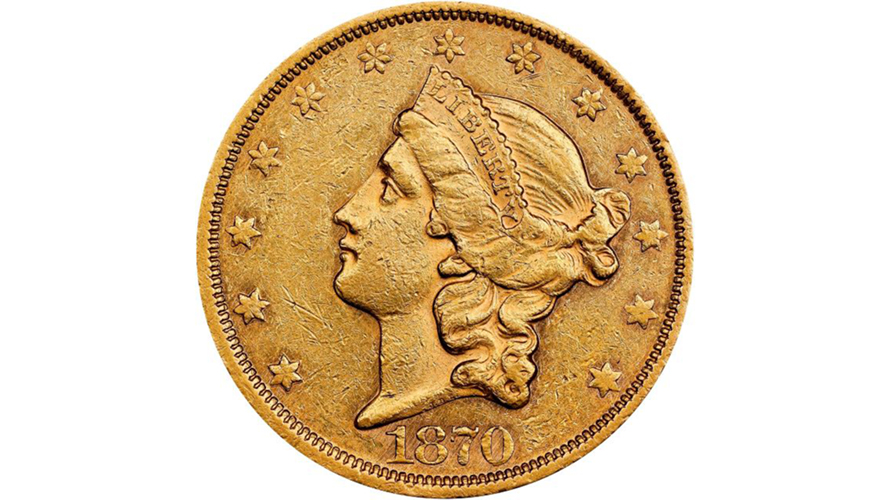 Rare coin issued after the California Gold Rush sold at auction for $1. ...